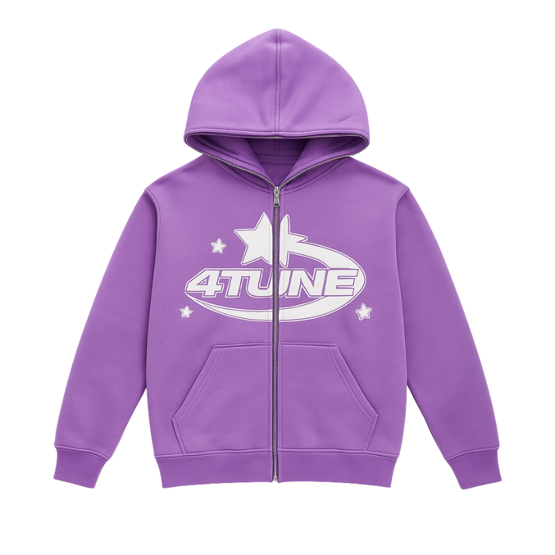 Full Zip 4Tune Violet | Y2K Wearhouse