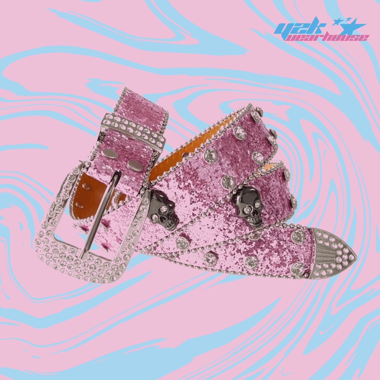 Ceinture Skull Rose Y2K – Y2K Wearhouse