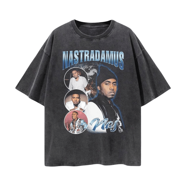 Nas T-Shirt - Style and Homage to a Rap Icon - Y2K Wearhouse