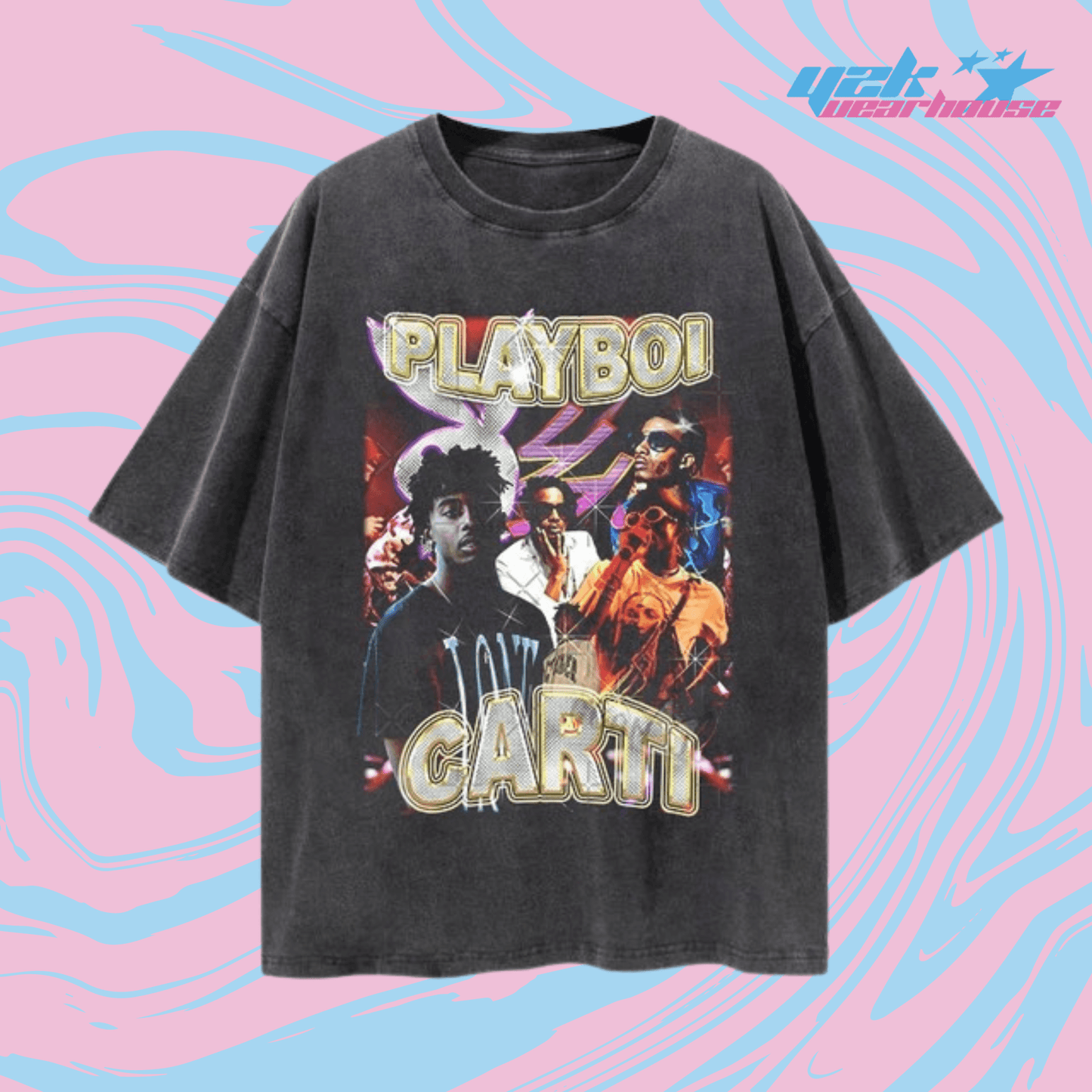 PlayBoi Carti Y2K T-Shirt - Urban and Modern Style – Y2K Wearhouse